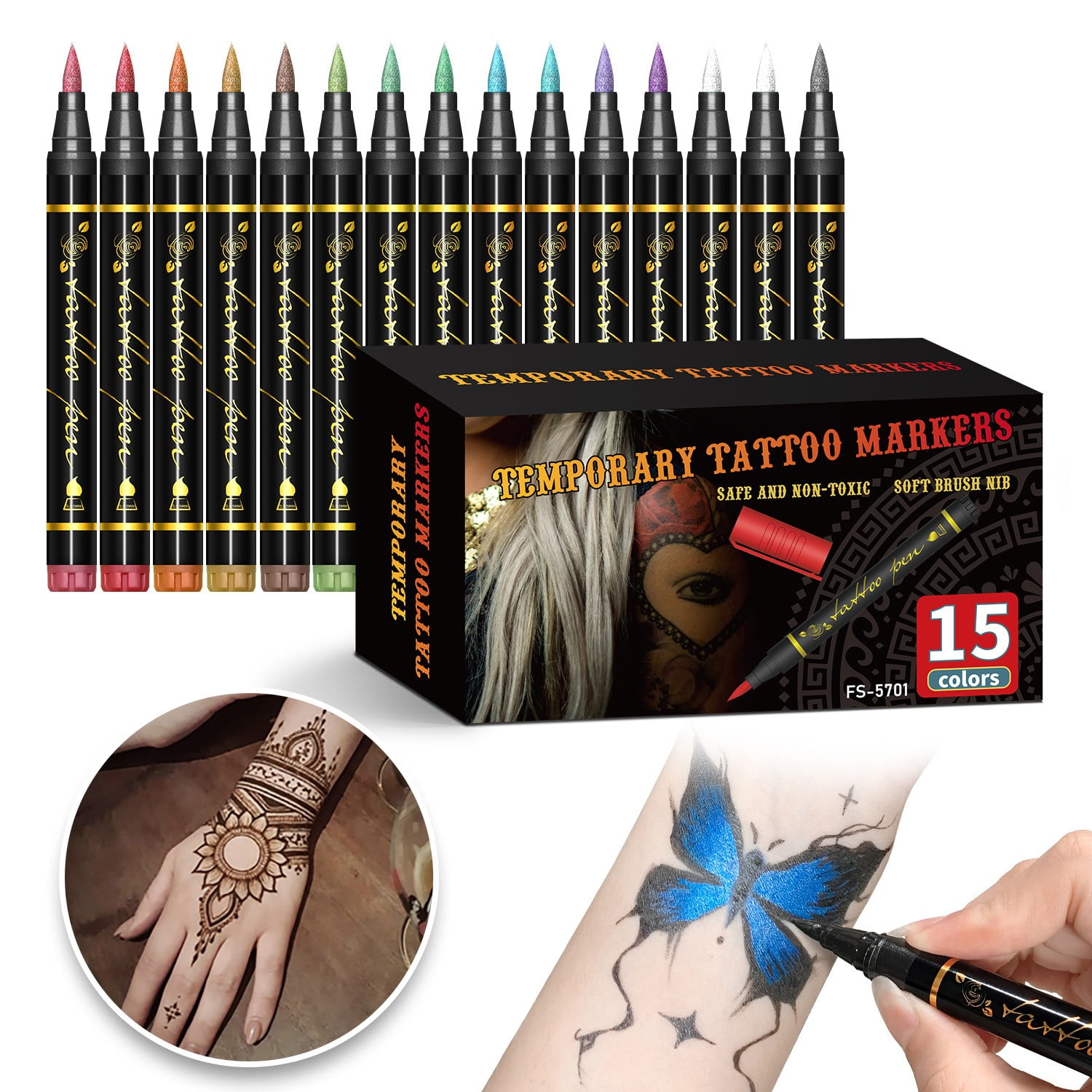 Click here for Mzcpsyha Temporary Tattooss Pen Detachable Tattoos... prices