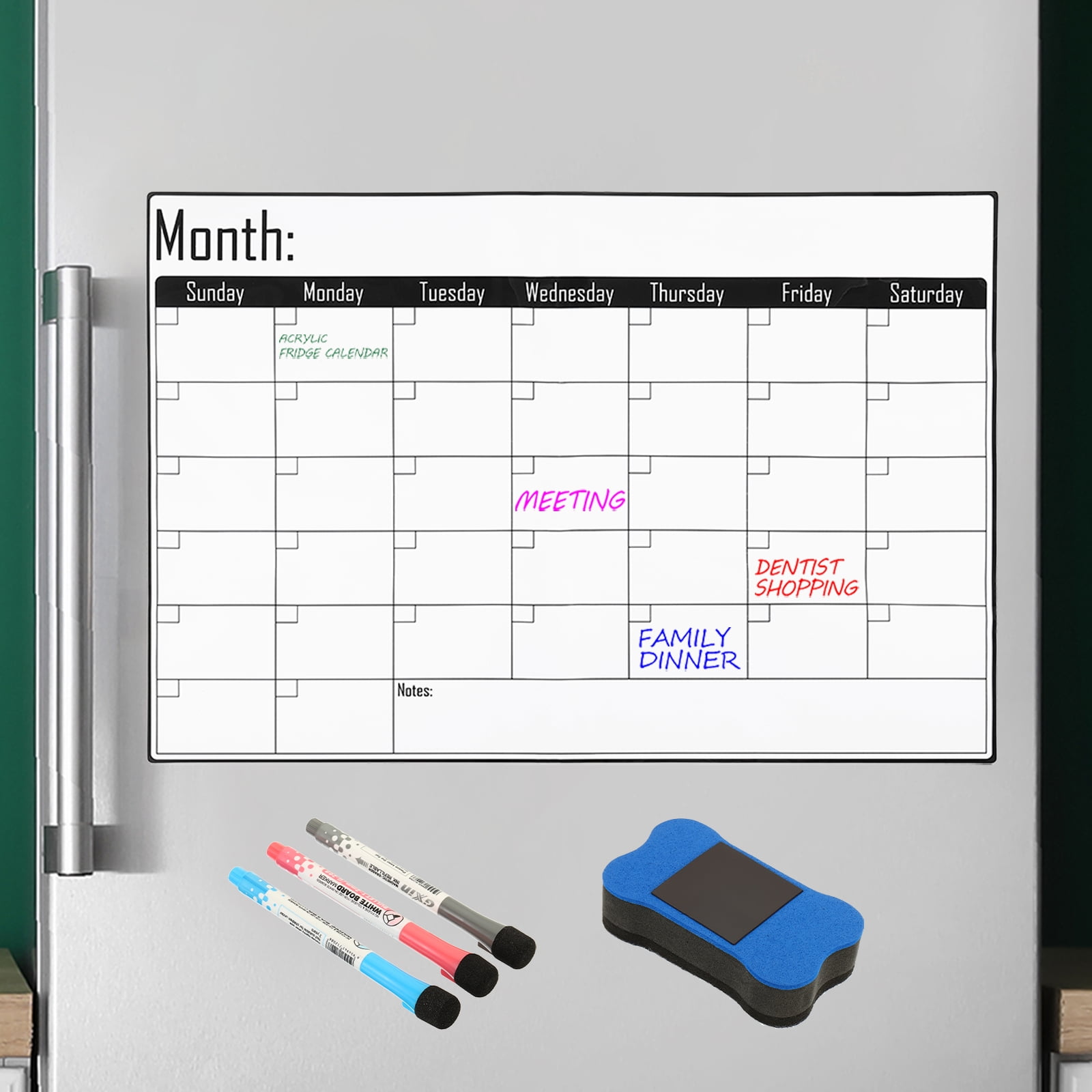 Click here for Unique Bargains 16.9 X 11.8 Magnetic Fridge Chore... prices