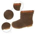 DHFJKG Toddlers Kids Winter Ankle Boots Insulated Fluffy Soft Sole ...