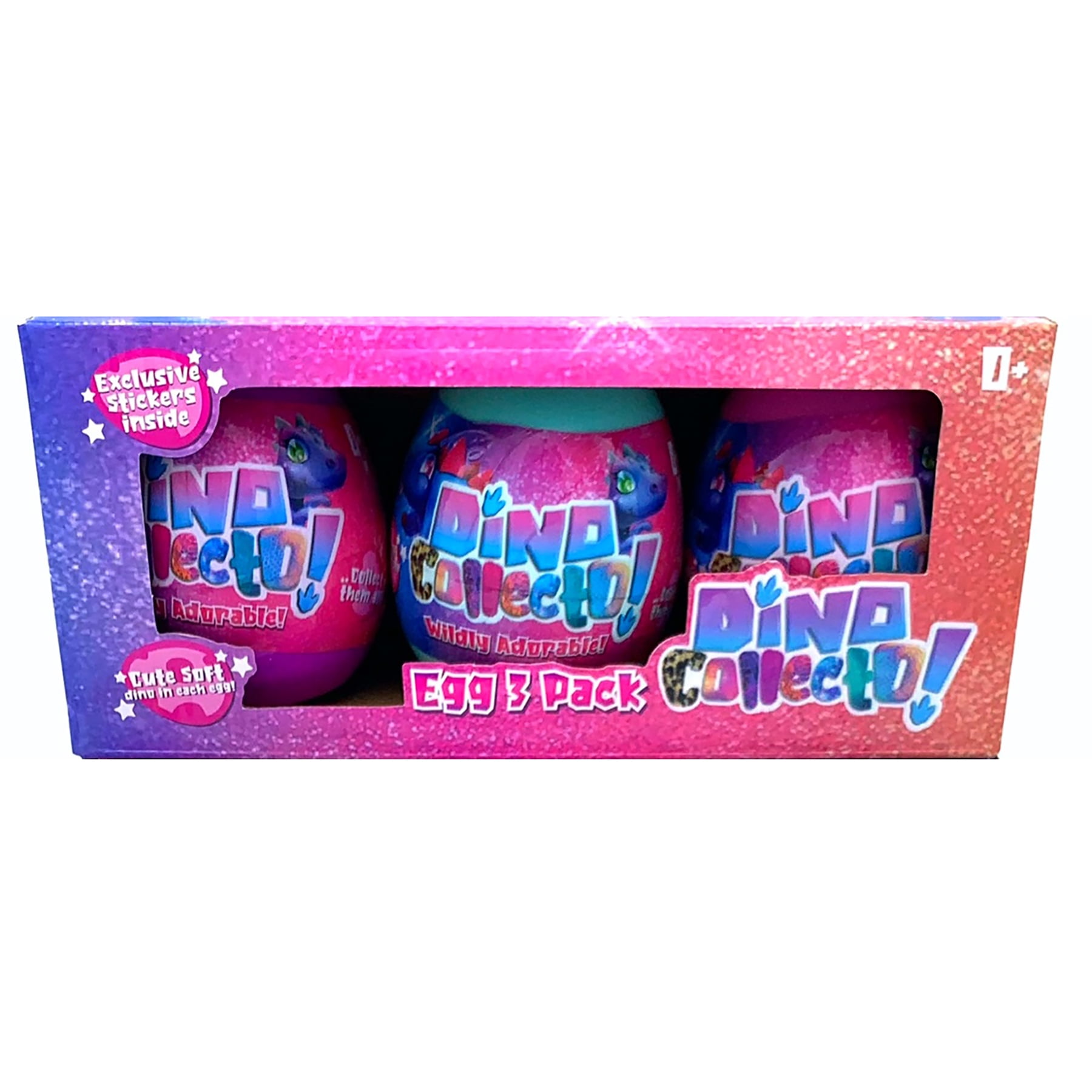 Dino Collecto! Dinosaur Plush Collectible Toy, Surprise 3-Pack, Series ...