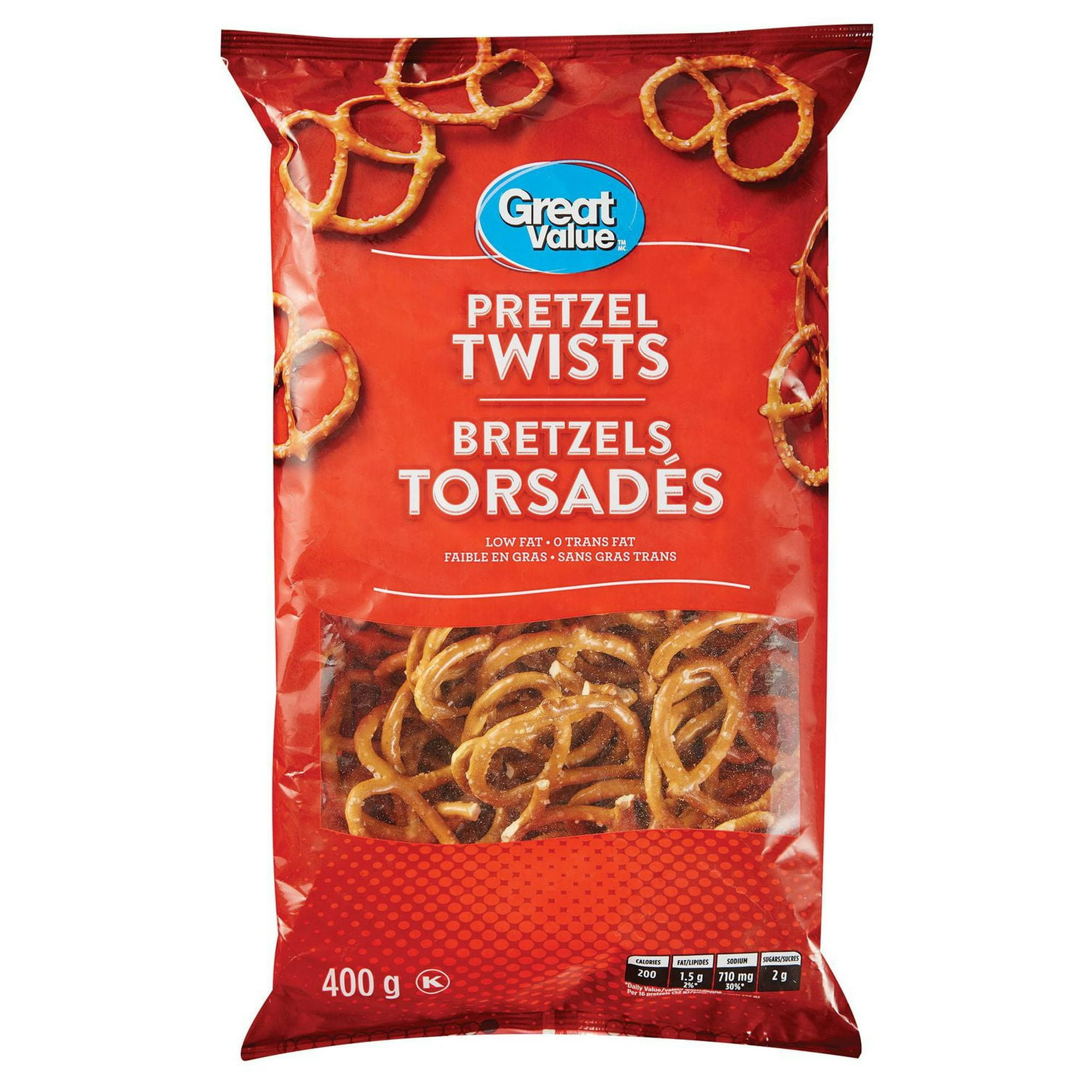 Click here for Great Value Large Pretzel Twists 400 G prices