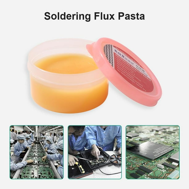 5uds. Pasta para soldar Rosin Solder Oil Flux PCB IC Welding Gel Tools ...