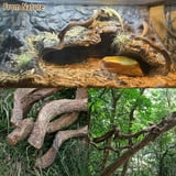 kathson Reptile Forest Climbing Branch Decor, Crested Gecko Climb Wood ...