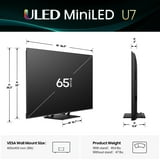 Hisense 65" Class U7 Series Mini-LED ULED 4K UHD Google Smart TV ...