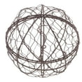 2Pc Ball Wall Hanging Wire Planters Basket Metal Vases, for indoor and ...