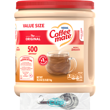Coffee Mate Original Powdered Creamer 11oz with Coffee Scoop (Pack of 4 ...