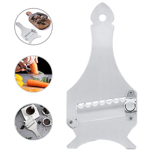 Black Truffle Cheese Cutter Stainless Steel Truffle Slicer ...