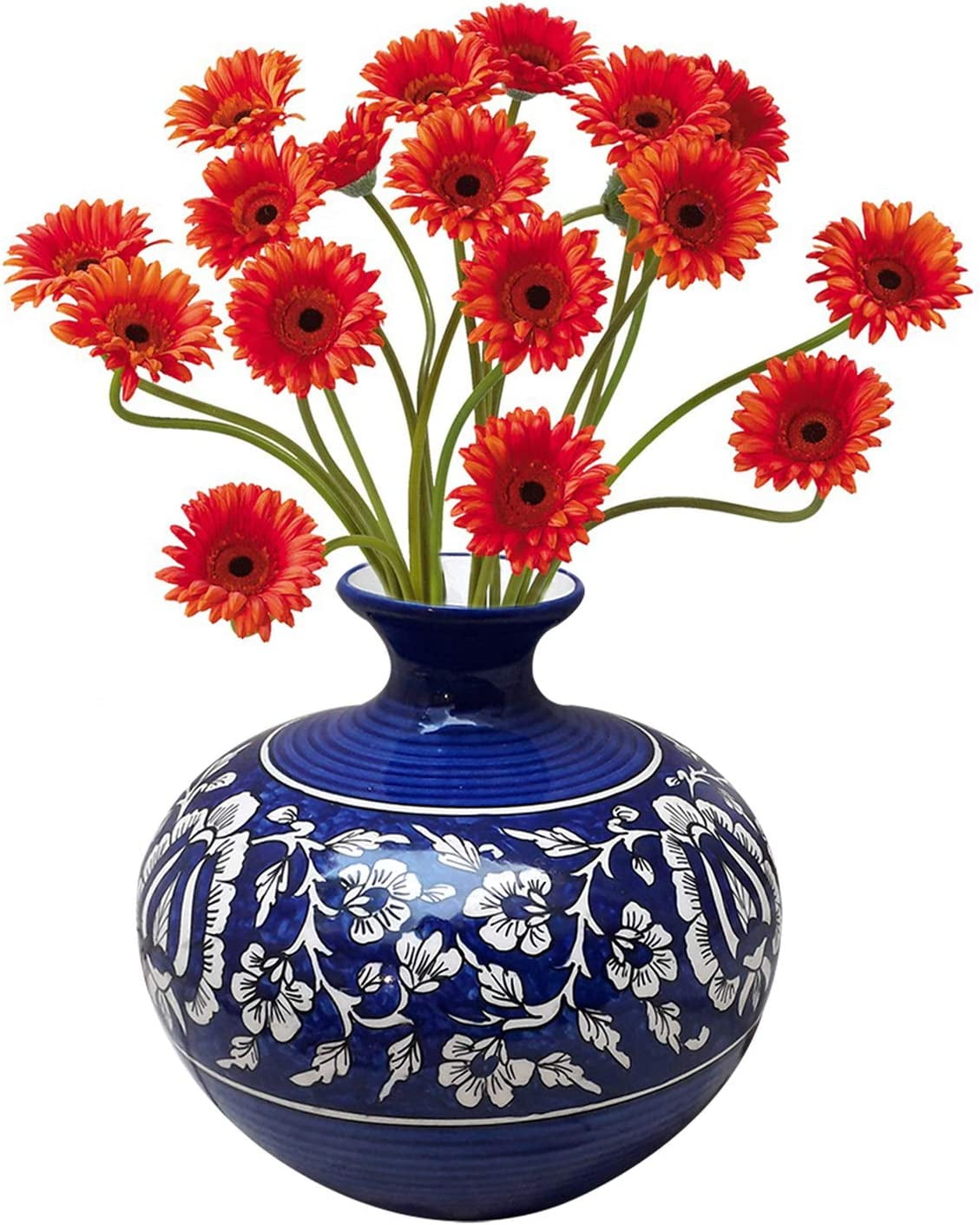India Meets India Handicraft Ceramic Flower Pots Ceramic Planter Plant ...