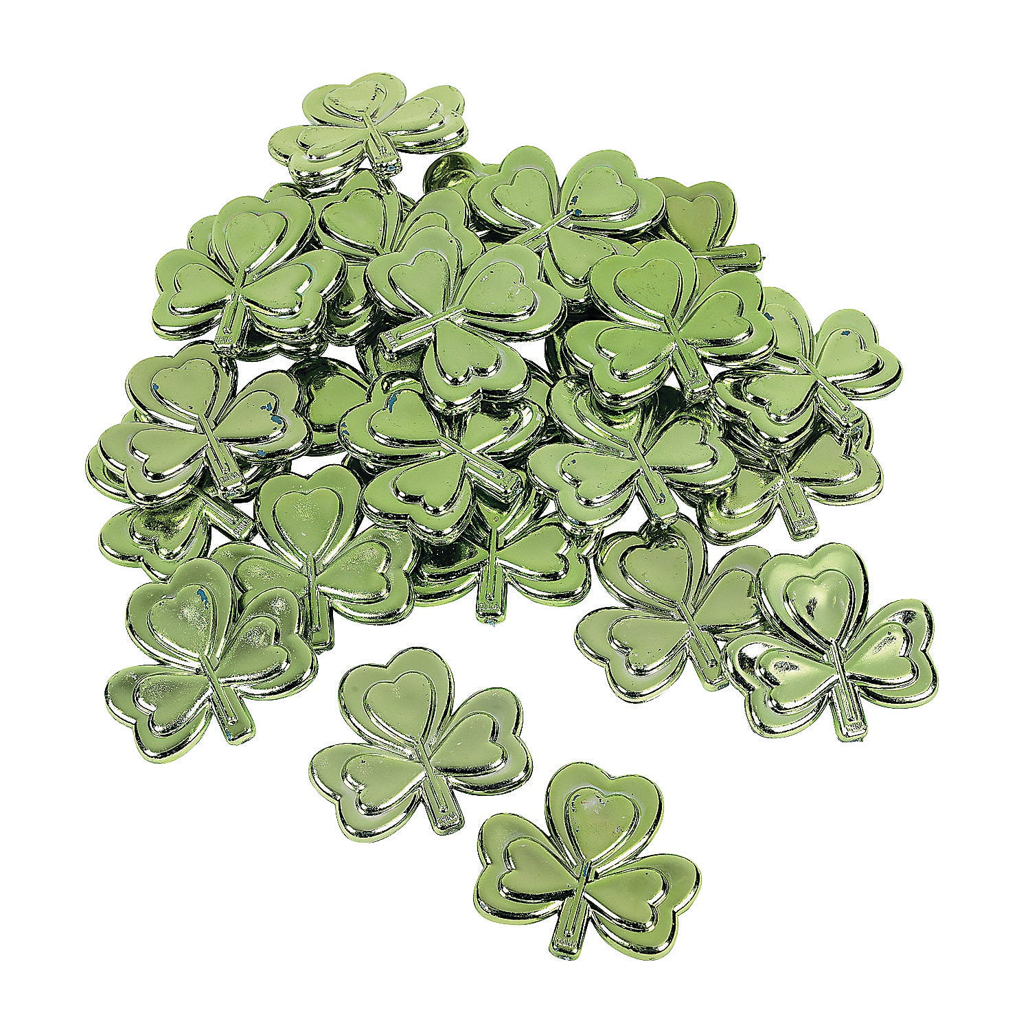 Plastic Shamrocks (4Dz-Un) - Party Decor - 48 Pieces - Walmart.com