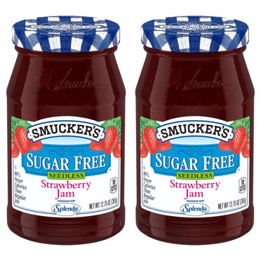 Smucker's Sugar Free Preserves, Jam, & Syrup Variety (Pack of 6 ...