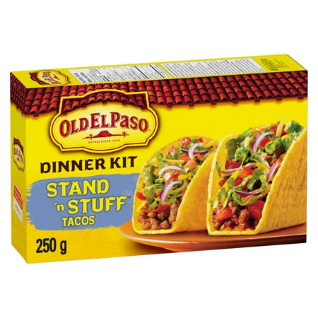 Old El Paso Stand n' Stuff Taco Dinner Kit, 250 g - Walmart.ca