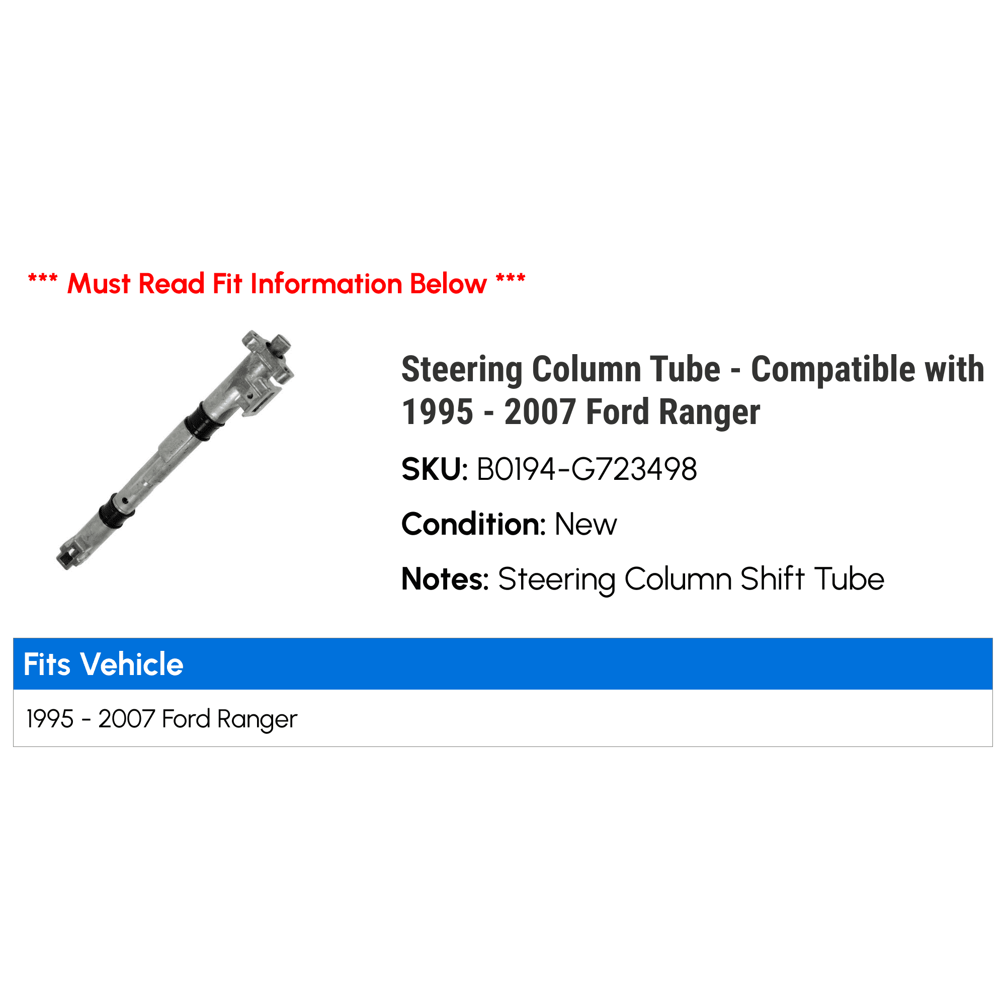 Ford Steering Column