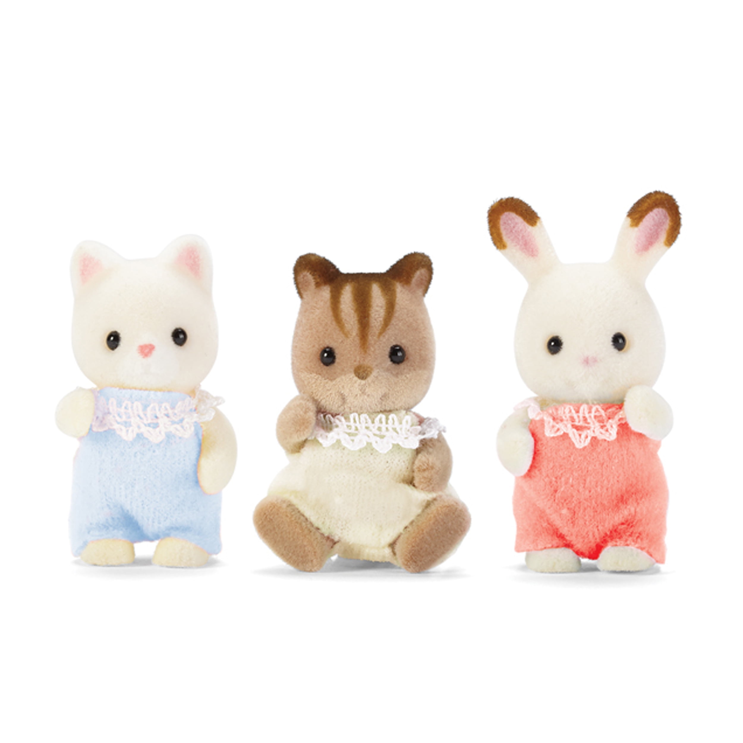 Calico Critters Baby Friends, Set of 3 Collectible Doll Figures ...