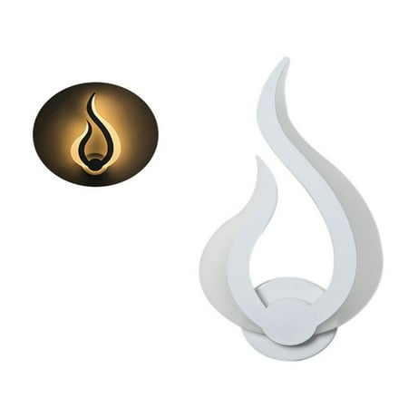 TiooDre Flame Shaped Wall Light Flame Shaped Wall Light Led Wall Light ...