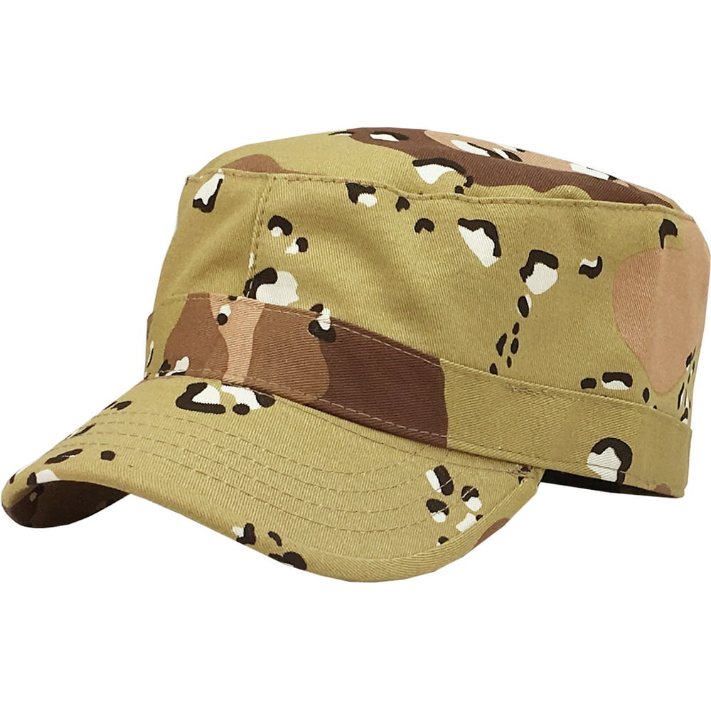 KBETHOS - Cadet Army Military Fitted Botton Cap Basic Everyday Castro ...