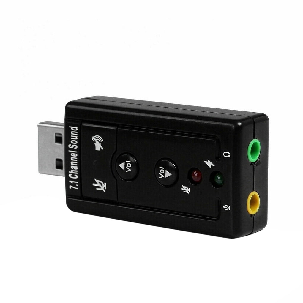 USB7.1 Channel Sound Adapter Driverless External Stereo Card for ...