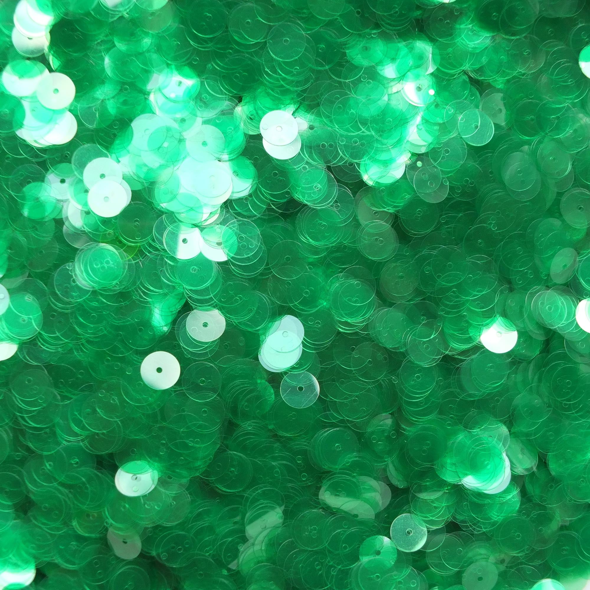 Fresh Green Sequins 8mm Transparent See-Thru Made in USA - Walmart.com