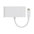 Monoprice USB-C DVI Multiport Adapter - White, With USB 3.0 ...