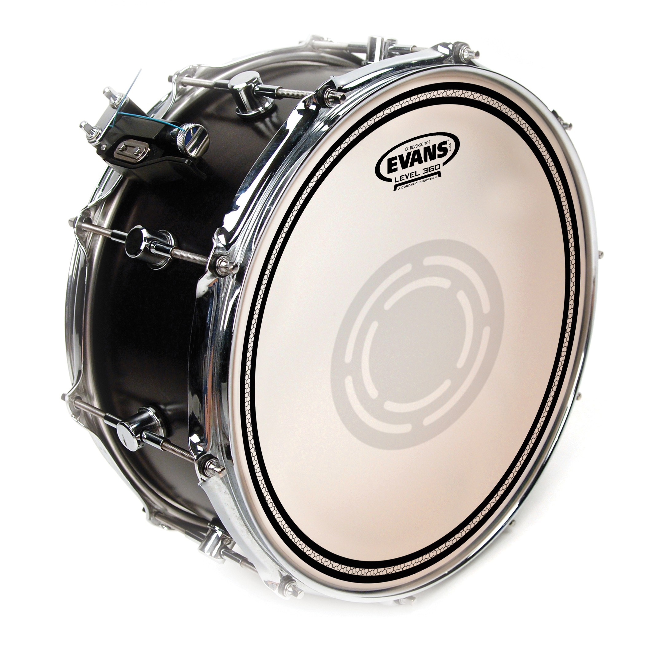 13" EC Reverse Dot Snare/Tom/Timbale Evans™ EC™ snare heads feature two ...