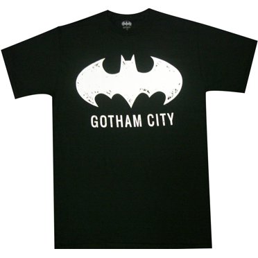 Batman Logo DC Comics Distressed Logo Men's T-Shirt - Walmart.com