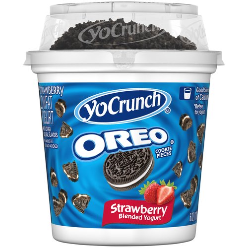 YoCrunch Vanilla Lowfat Yogurt with M&M's Chocolate Candies, 6 oz ...