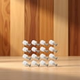 60 Set White Plastic 4 * 10 Expansion Pipe Screws Cabinet Door ...