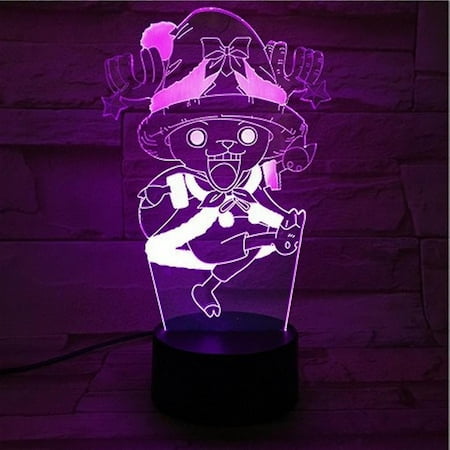 One Piece Chopper Kids Bedroom Anime Table Lamp 3d Led Night Light ...