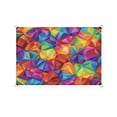 Abstract Geometric Sun Shade Sail 14'X18' Vintage Color Modern ...
