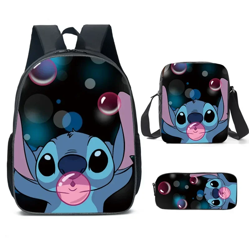 Mochila escolar de dibujos animados de Disney Anime Stitch Stitch ...