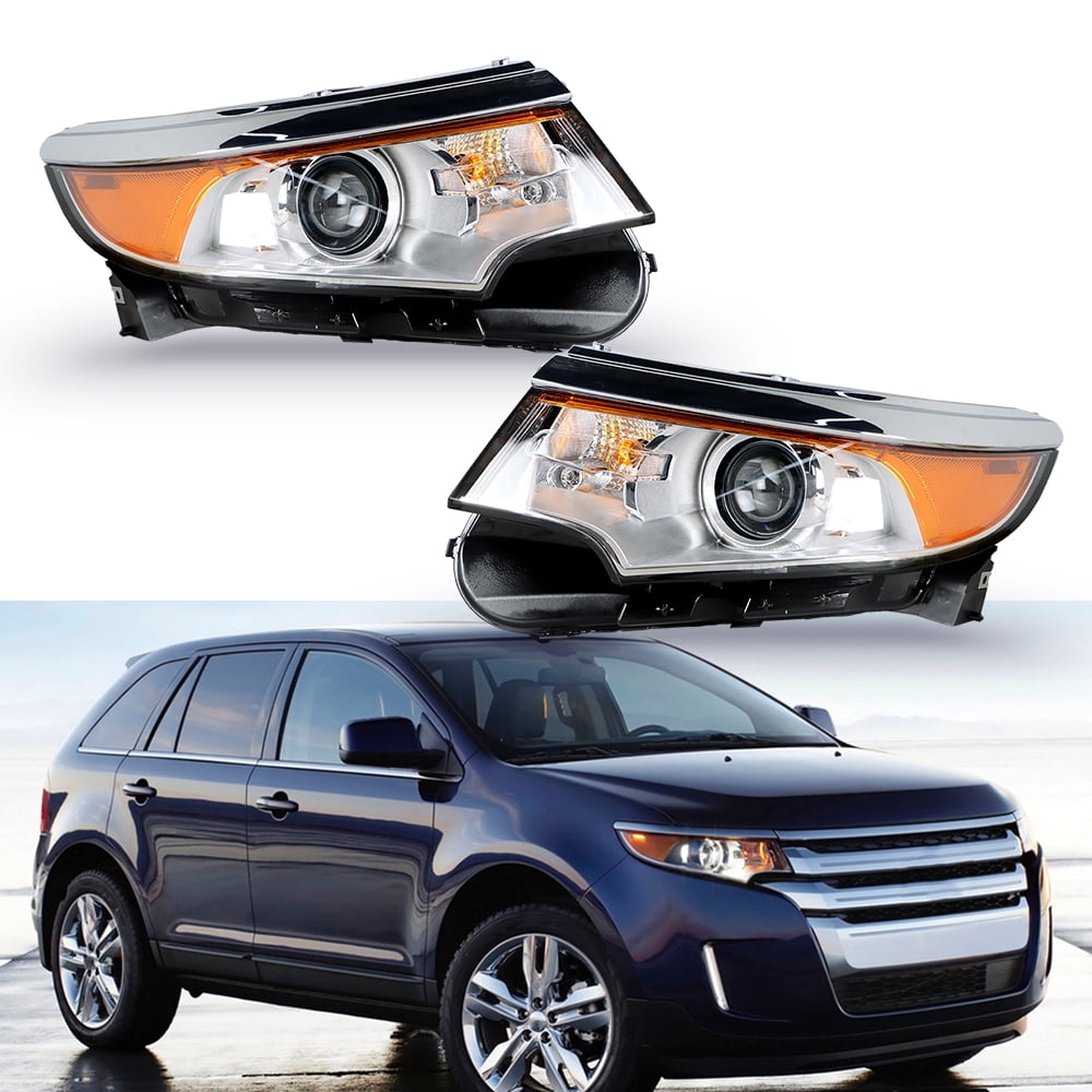 ALL-CARB Halogen Headlights Replacement for 2011-2014 Ford Edge Front ...
