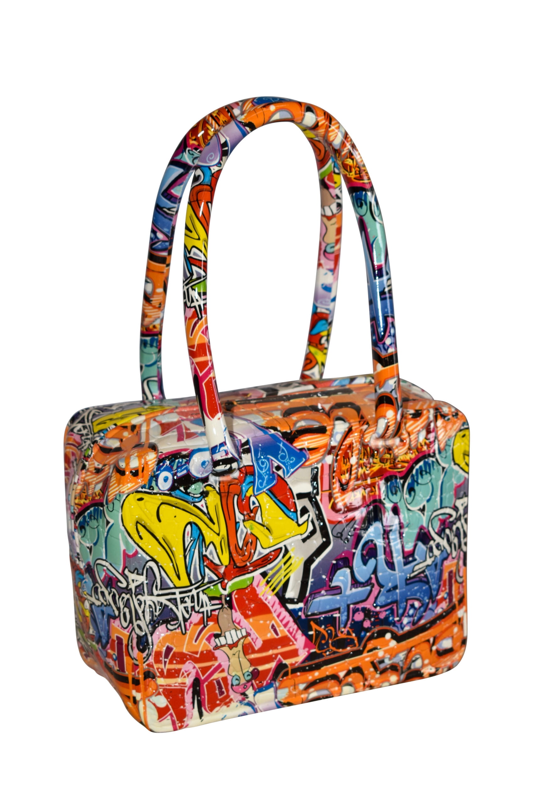 Graffiti Tote Bag Resin Statue 6" x 11" x 16"H - Walmart.com