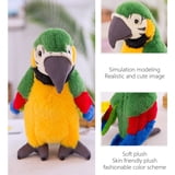 MeetYTOYS 9.8" Parrot Soft Stuffed Animal Cute Small Bird Toy Gifts for ...