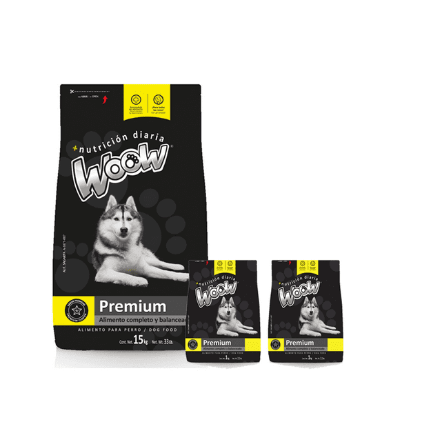 WOOW PREMIUM 15kg y 2costales de Woow Premium 1k bundle | Bodega ...