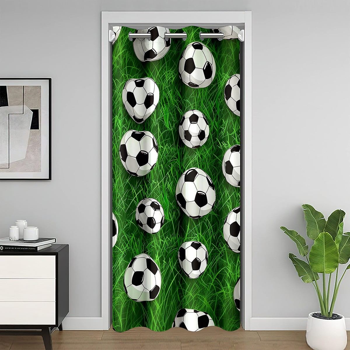 Click here for Erosebridal Soccer Player Door Curtain Panel 42x80... prices