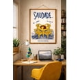 Affixzi Brazilian Saudade Wall Art Print, Vintage Bar Table ...