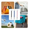 18 Pcs Spiral Retractable Coil Spring Keychain, 18 Colors Anti-Lost ...