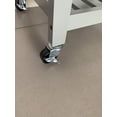 HYGRAD Kitchen Storage Cart 3 Tier Wooden Rolling with 3 Baskets ...