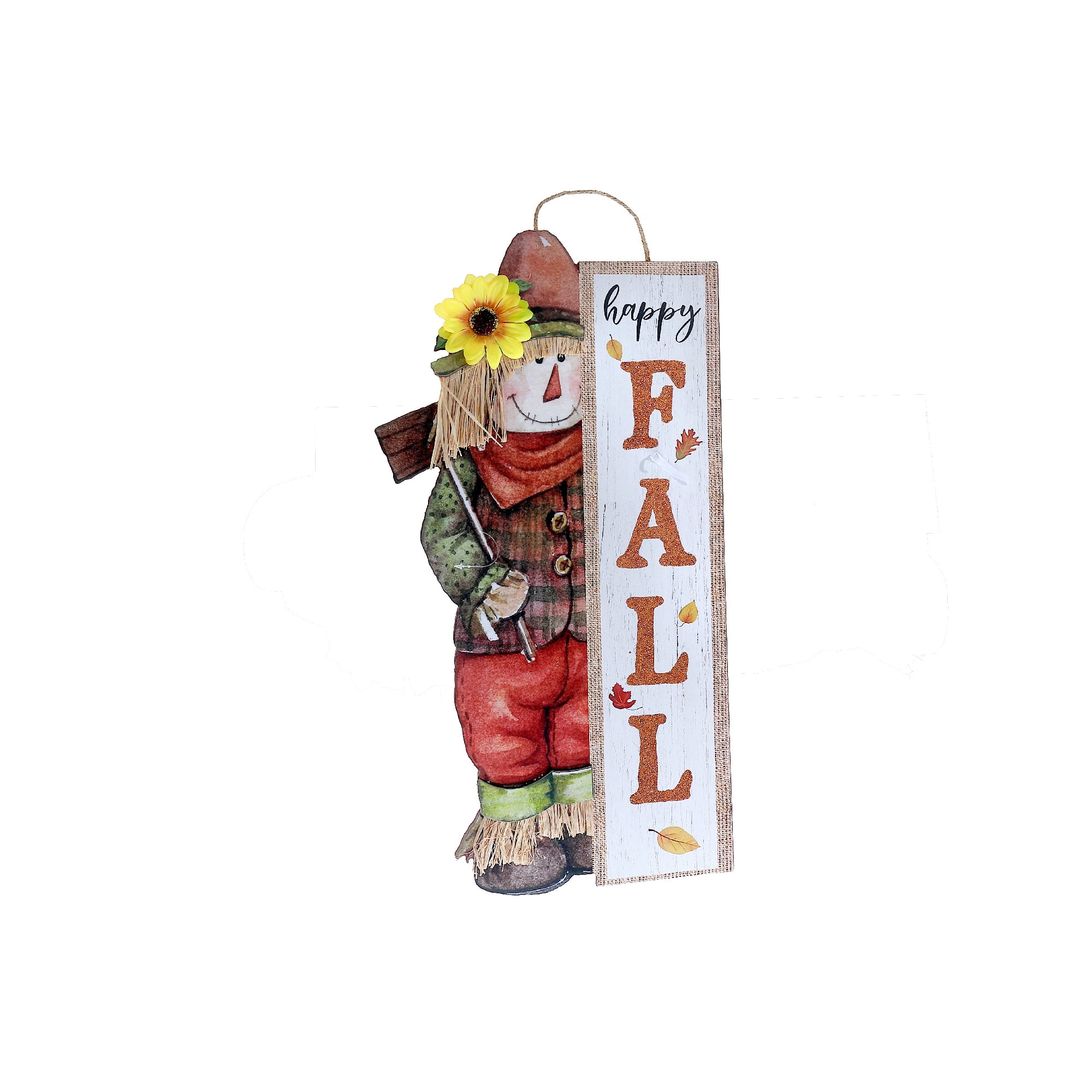 Click here for Ih Casadécor Mdf Scarecrow Hanger With Sign (Hello... prices