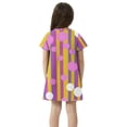BZSMCE Short Sleeve dress Dress Casual Cotton Dresses-Pink Striped ...