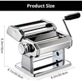 Pasta Maker, Stainless Steel Machine Manual Roller Maker with 9 ...
