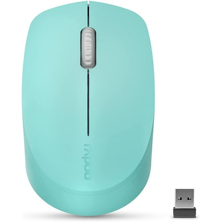 ZMLEVE Grass Green Wireless Mouse, Multi Device Silent Bluetooth Mouse ...