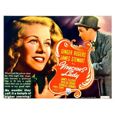 Vivacious Lady From Left: Ginger Rogers James Stewart 1938. Movie ...