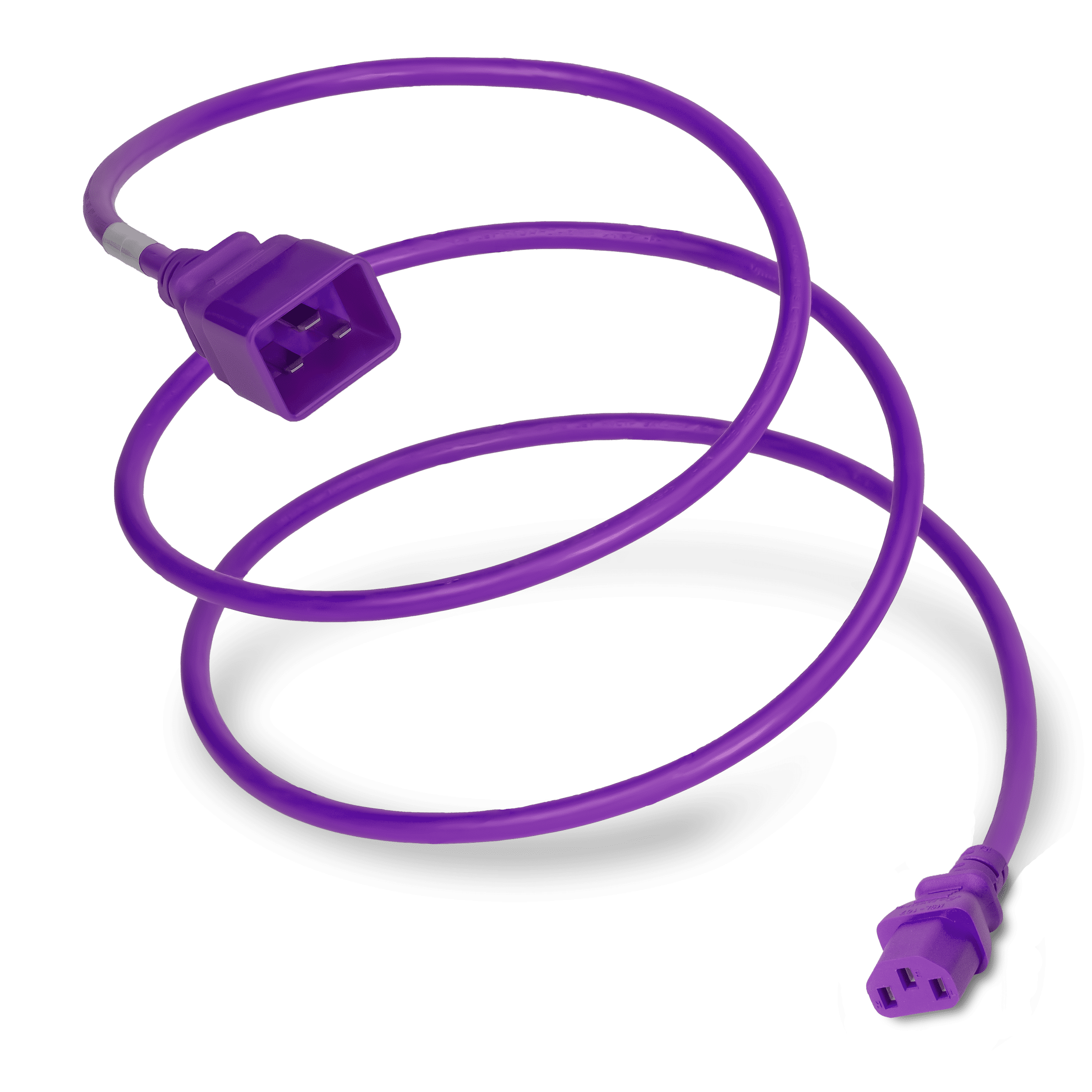 World Cord Sets 15 Foot IEC 60320 C20 to C13 PDU Adapter Style 15 Amp ...