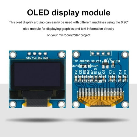 DC 3.3-5V 0.96 Inch OLED Screen Module Development Board Digital ...
