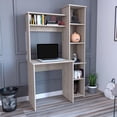 Tuhome Versailles Writing Desk with Integrated Bookcase 2 Upper Display ...