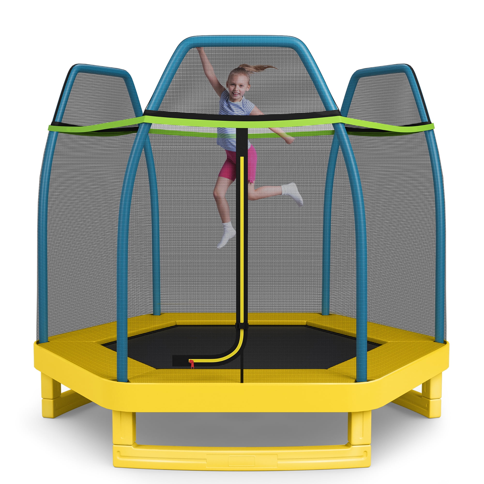 Click here for Costway 7ft Kids Trampoline Outdoor Indoor Recreat... prices