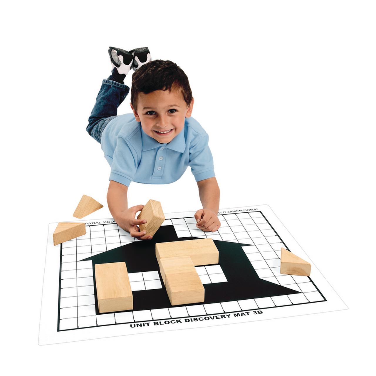 Excellerations? Unit Block Discovery Mats - Set of 6 - Walmart.com