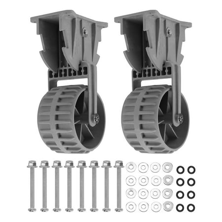 Inflatable Boat Launching Wheel, 2pcs Compact Flip Up Dinghy Wheels ...