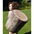 Delsit Lightweight Woody Tree Trunk Looking Outdoor Indoor Pouffe ...