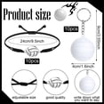 20 Pieces Soccer Party Favors Set 10 Soccer Keychains 10 Soccer ...